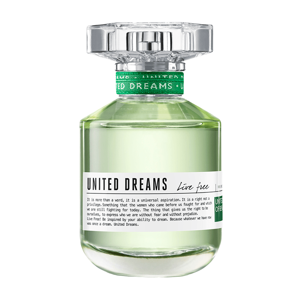 BENETTON LIVE FREE EDT 080ML - opaque