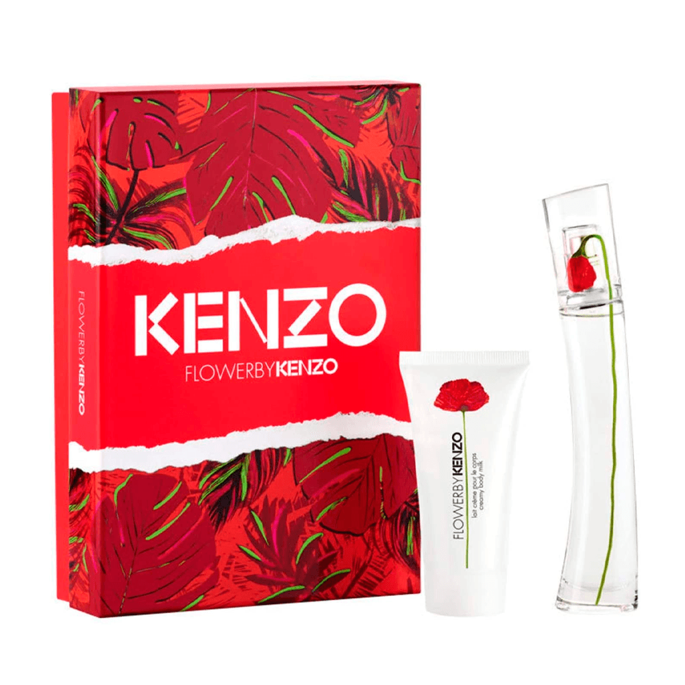 FLOWER BY KENZO COFFRET (EDP 30ML + BODY LOTION 50ML) - opaque