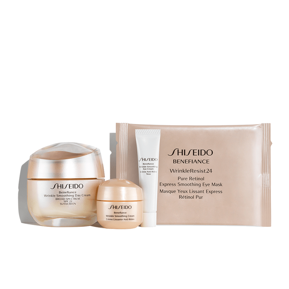 SHISEIDO BNF WRINKLE SMOOTHING COFFRET (DAY CREAM SPF23 50ML + CREAM ...