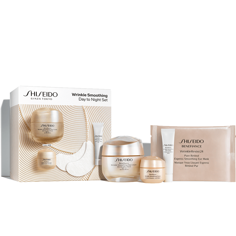 SHISEIDO BNF WRINKLE SMOOTHING COFFRET (DAY CREAM SPF23 50ML + CREAM ...